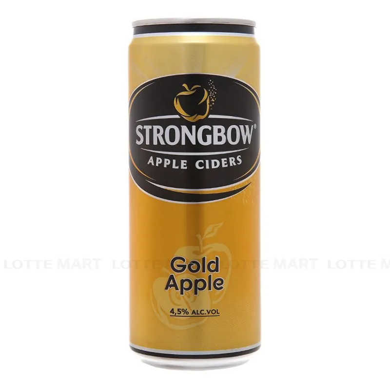 Lốc 4 Nước Táo Lên Men Strongbow Gold 4.5% ABV Lon 330Ml