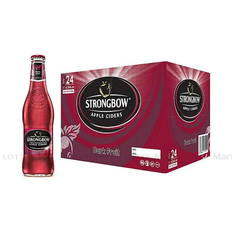 Nước Táo Lên Men Strongbow Apple Ciders Dark Fruit 4.5% ABV Thùng 24 ...