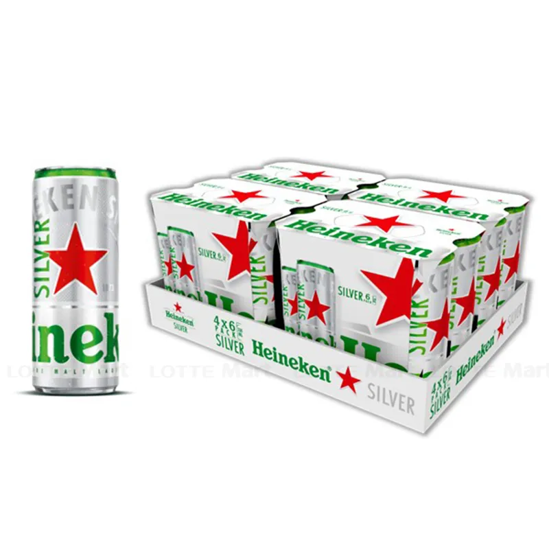 Thùng 24 Lon Bia Heineken Silver 330ml