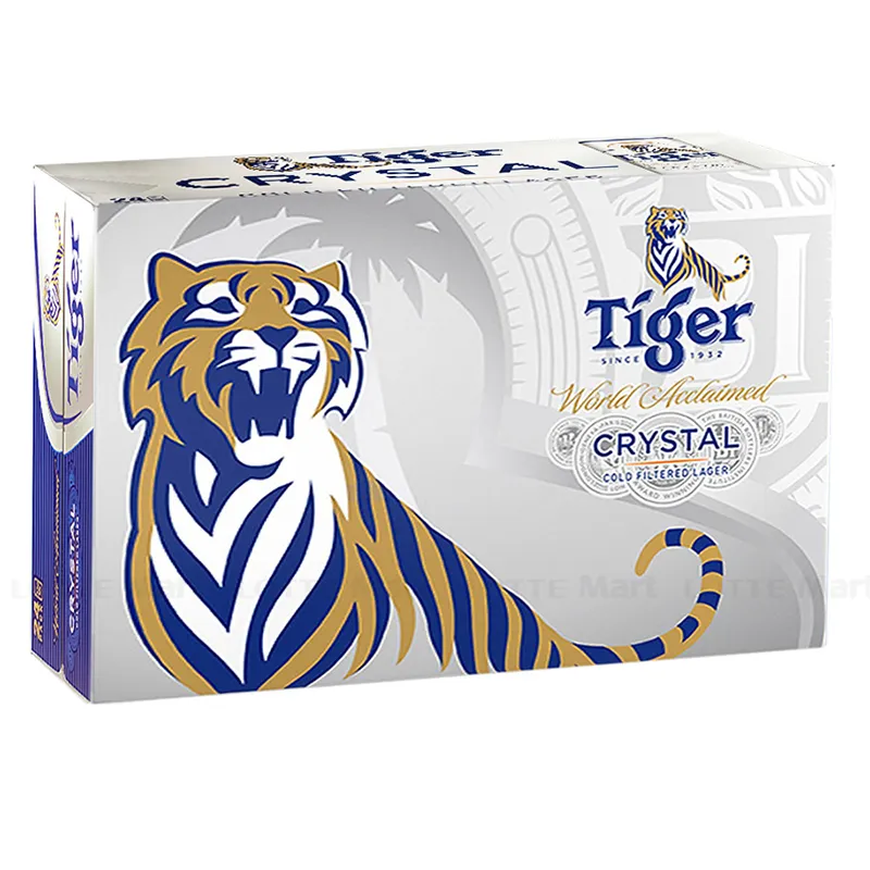 Bia Tiger Sleek Crystal 4.6% ABV Thùng 24 Lon x 330ml
