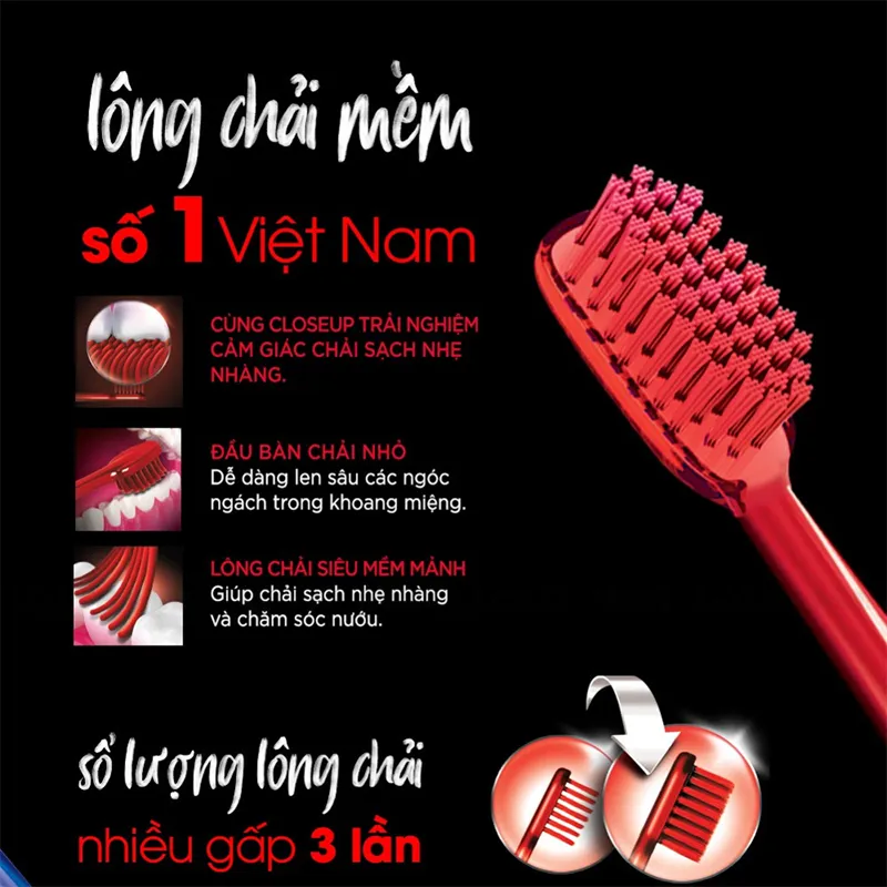 Bàn Chải Đánh Răng Closeup Precision Lông Chải Siêu Mềm