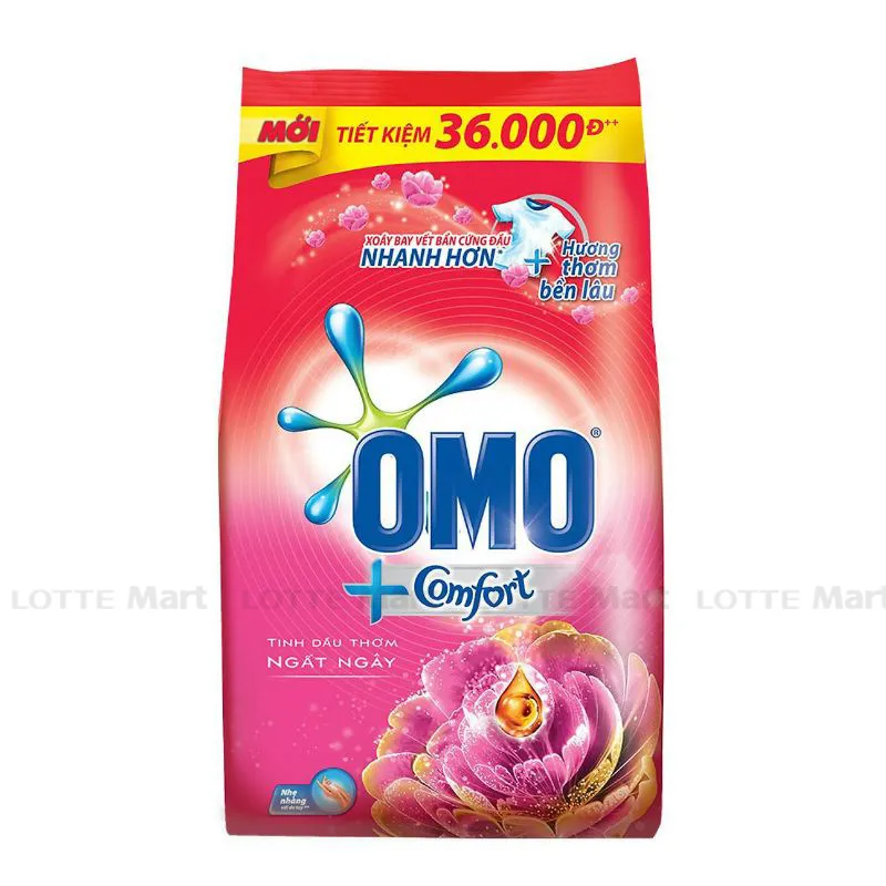 Bột Giặt Omo Comfort Tinh Dầu Thơm Ngất Ngây 4kg