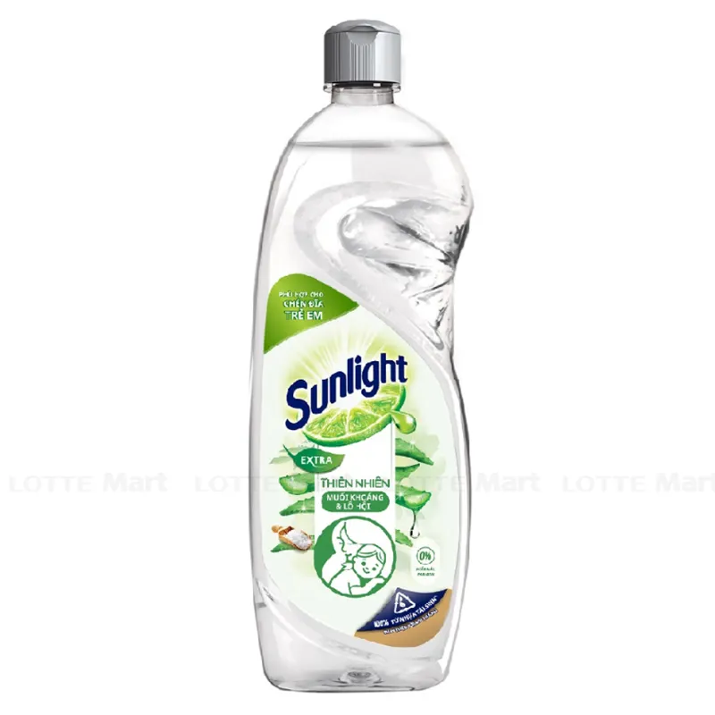 Nước Rửa Chén Bát Sunlight 100% Thiên Nhiên Chai 750G