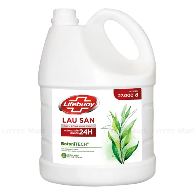 Nước Lau Sàn Lifebuoy Botanitech 3.6L