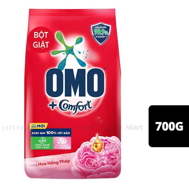 Bột Giặt Omo Comfort Tinh Dầu Thơm Ngất Ngây 700G
