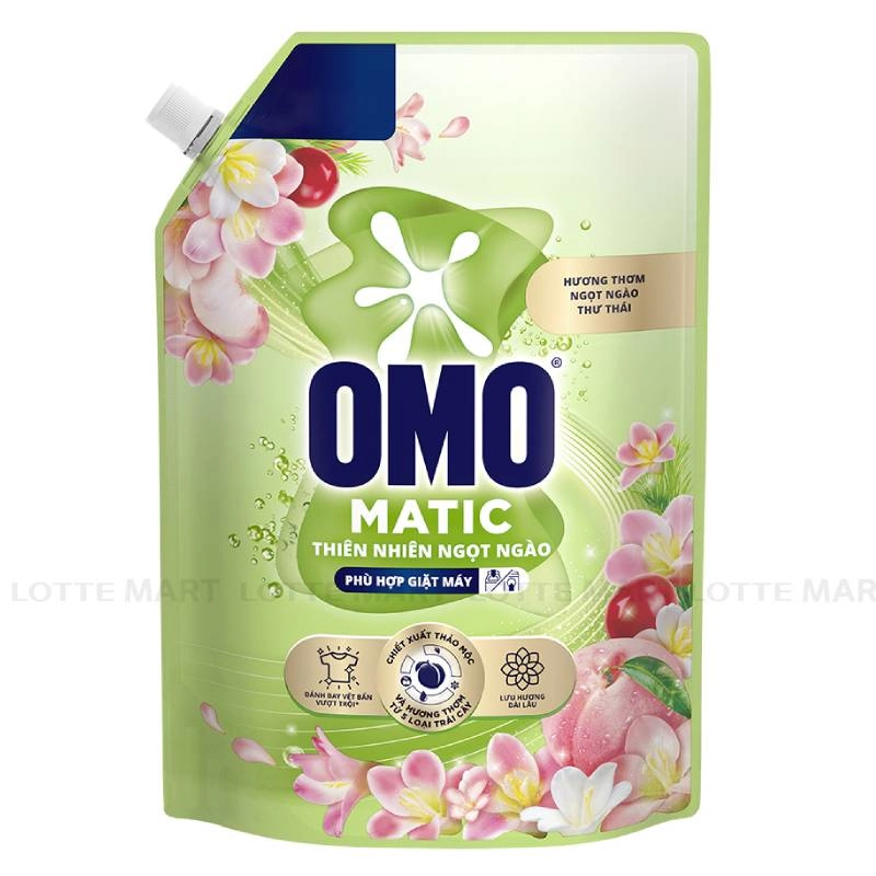 Nước Giặt OMO Matic Hương Thiên Nhiên Ngọt Ngào Túi 2.8kg