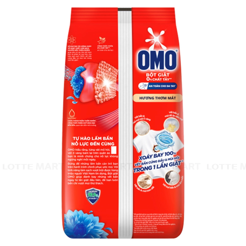 Bột Giặt OMO Hương Thơm Mát Túi 5.5kg