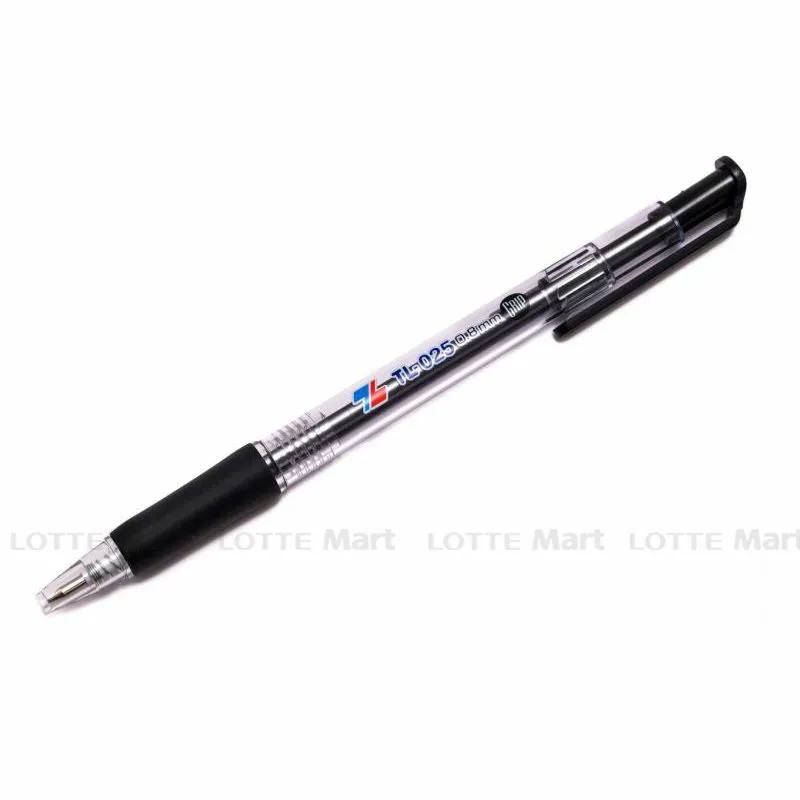 Bút Bi Thiên Long TL-025 Mực Đen Vỉ 2 Cây