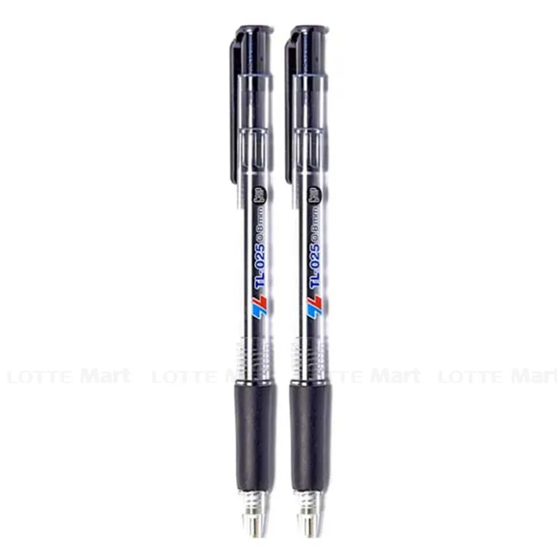 Bút Bi Thiên Long TL-025 Mực Đen Vỉ 2 Cây