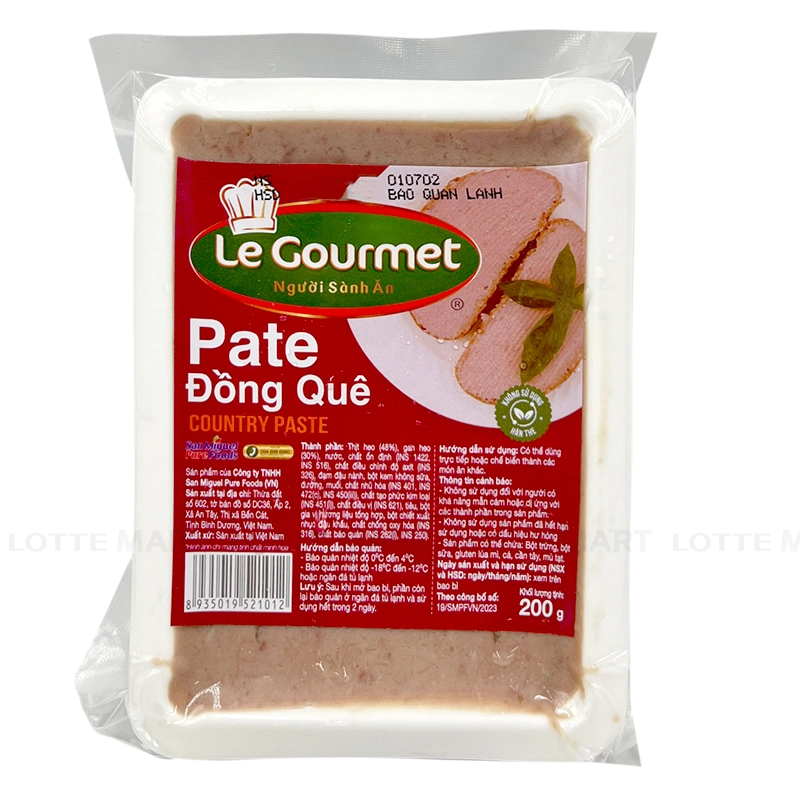 Pate Đồng Quê Le Gourmet 200G
