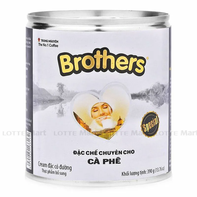 Sữa Đặc Trung Nguyên Brothers Lon 390G