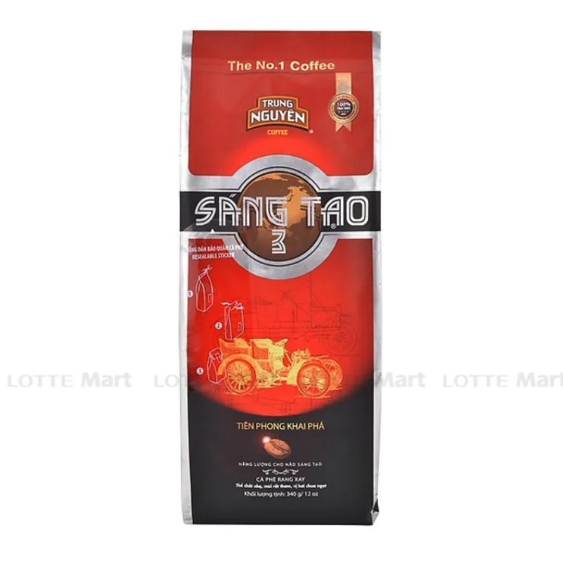 Cà Phê Trung Nguyên Sáng Tạo 3 Gói 340G