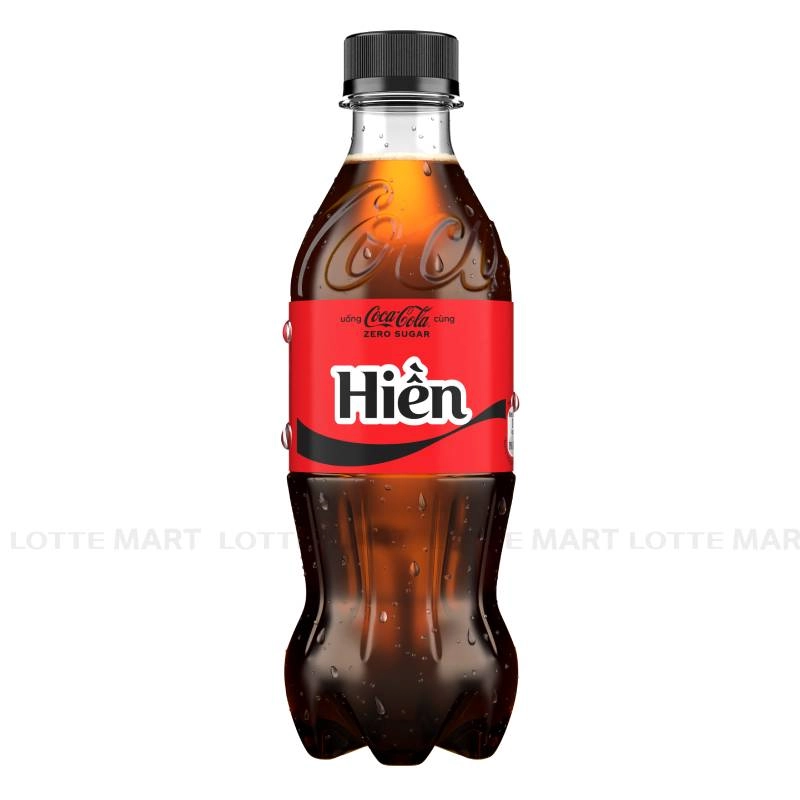 Nước Ngọt Coca Cola Zero Chai 390ml