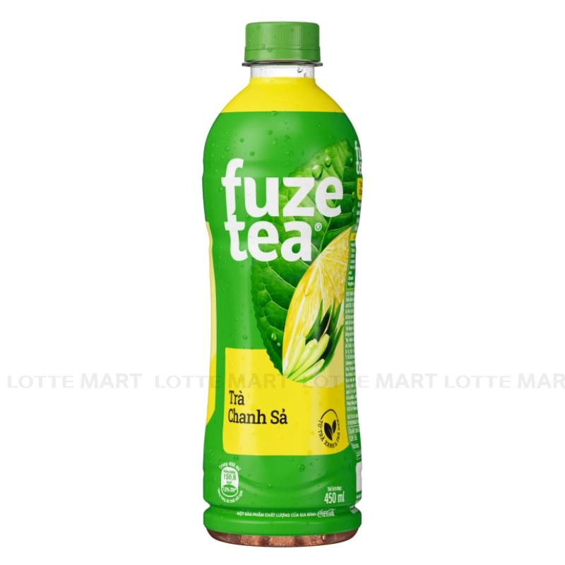 Trà Chanh Sả Fuze Tea Plus Chai 450ML