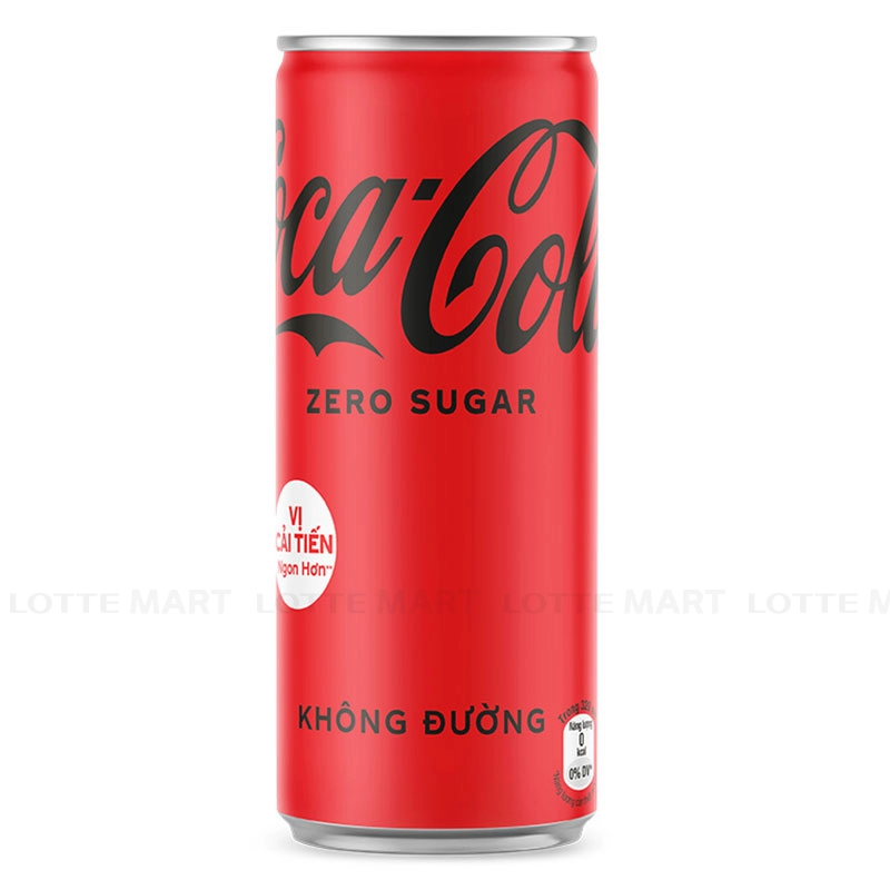 Nước Ngọt Coca Cola Zero Lon 320ml