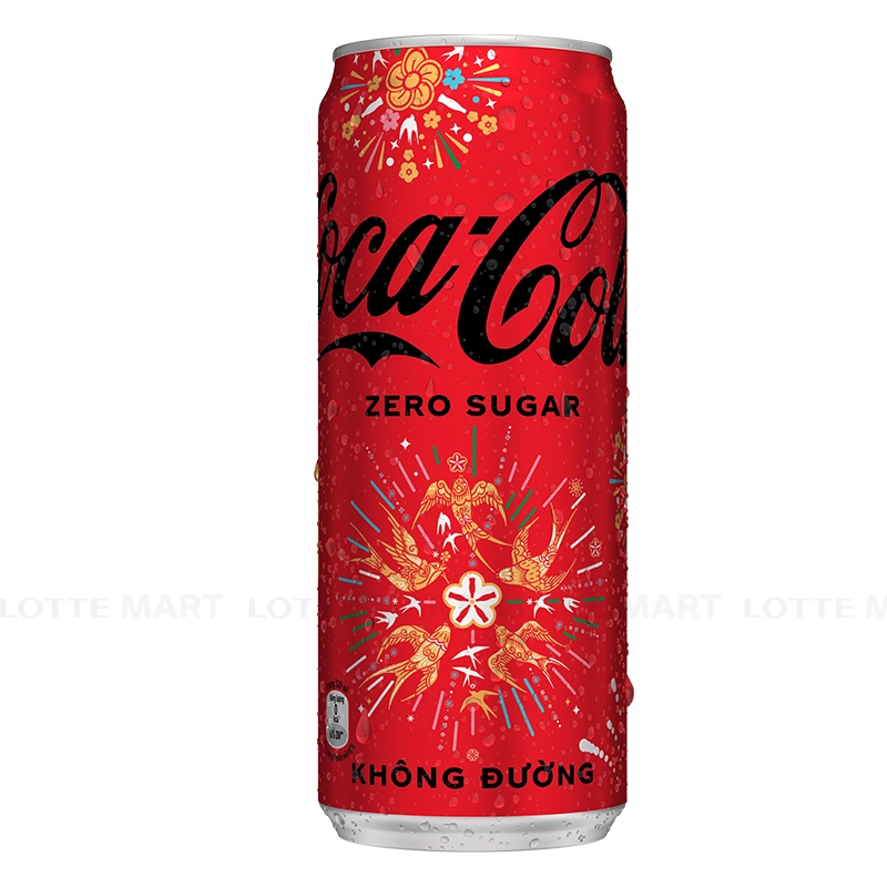 Nước Ngọt Coca Cola Zero Lon 320ml