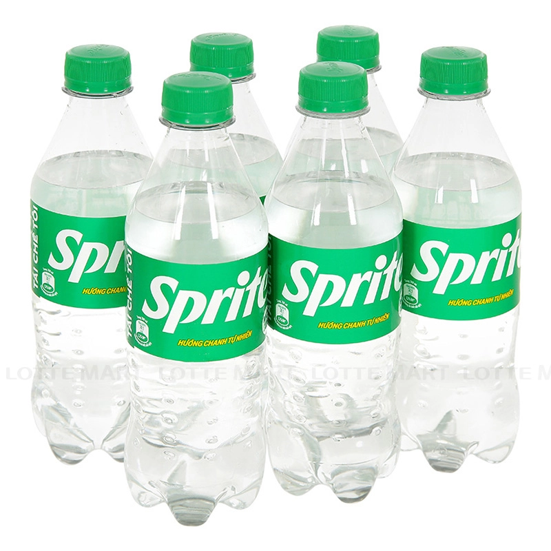 Lốc 6 Chai Nước Ngọt Có Gas Sprite 390ml