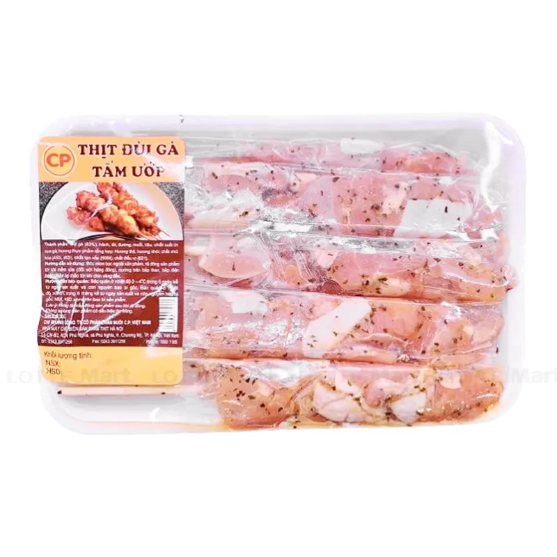 Thịt đùi gà tẩm ướp CP 400g (ea)