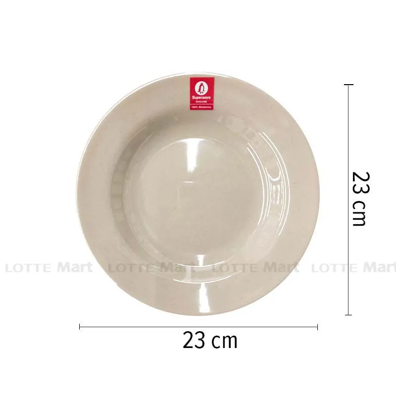 Đĩa Tròn Sâu Superware P304-9 - Nâu Đá