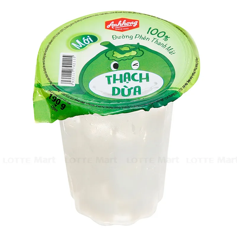 Thạch dừa Ánh Hồng lốc 6 ly x 190g