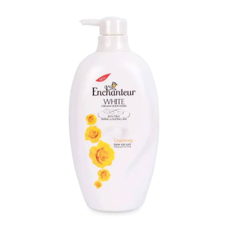 Sữa Tắm Enchanteur Charming Dưỡng Trắng & Dưỡng Ẩm 650g