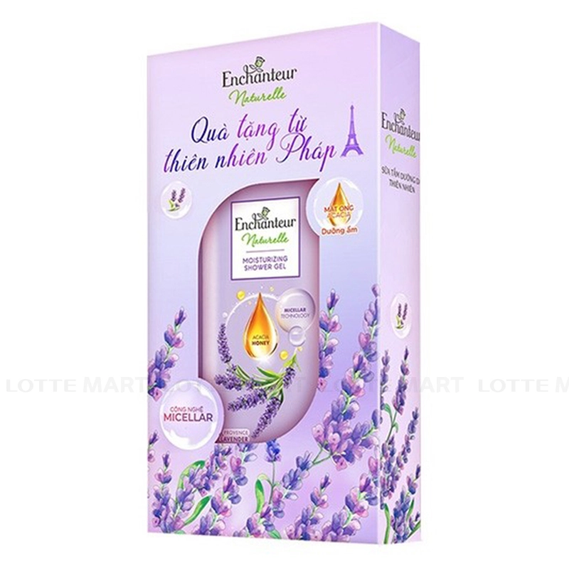Sữa Tắm Dưỡng Da Enchanteur Naturelle Hương Hoa Lavender 510g