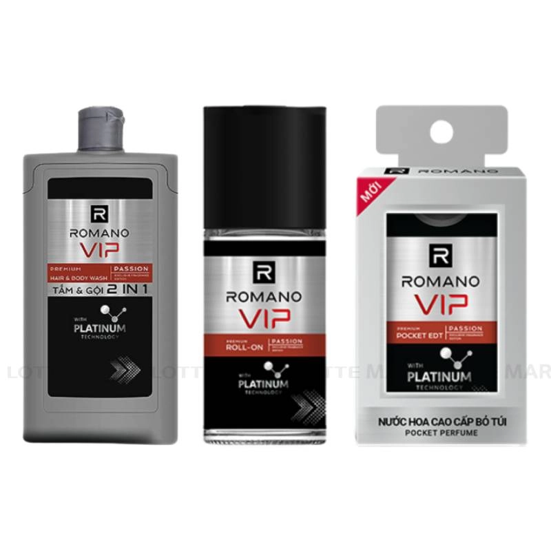Bộ Sản Phẩm Du Lịch Romano VIP Passion