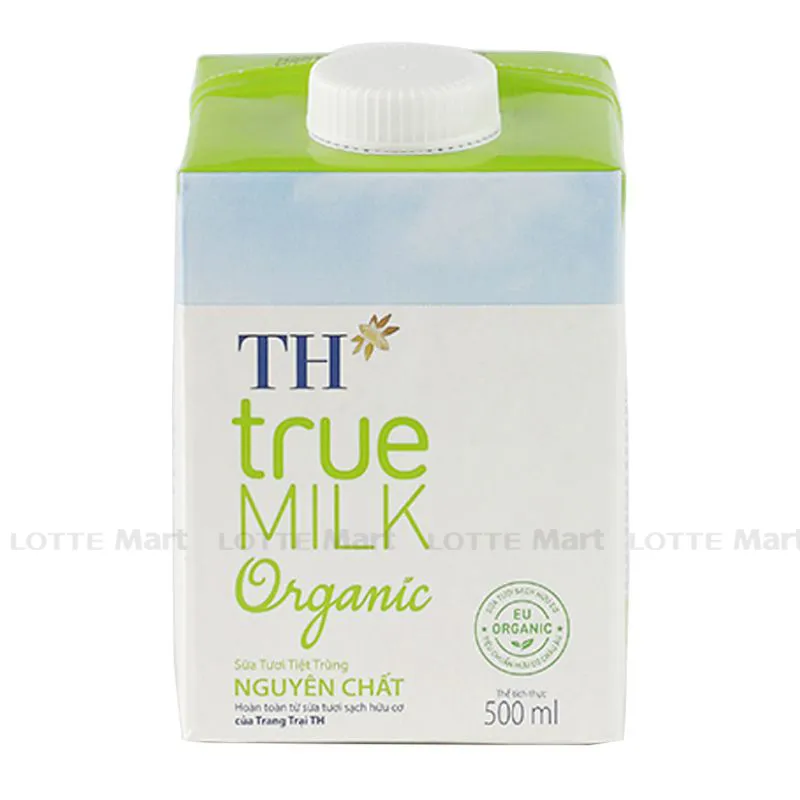 Sữa Tươi Hữu Cơ TH True Milk Organic Hộp 500ML