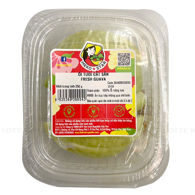 Ổi Tươi Cắt Sẵn Meko Star Khay 250G