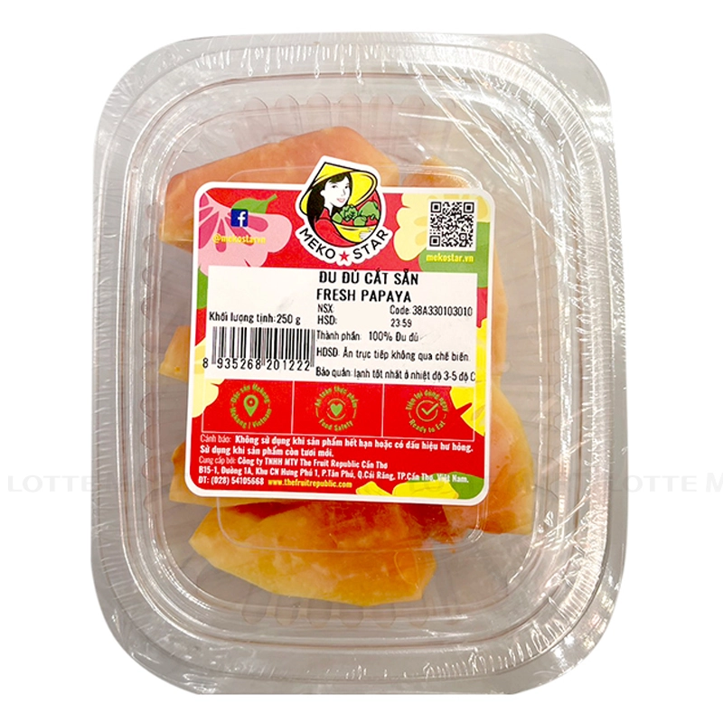 Đu Đủ Cắt Sẵn Meko Star Khay 250G