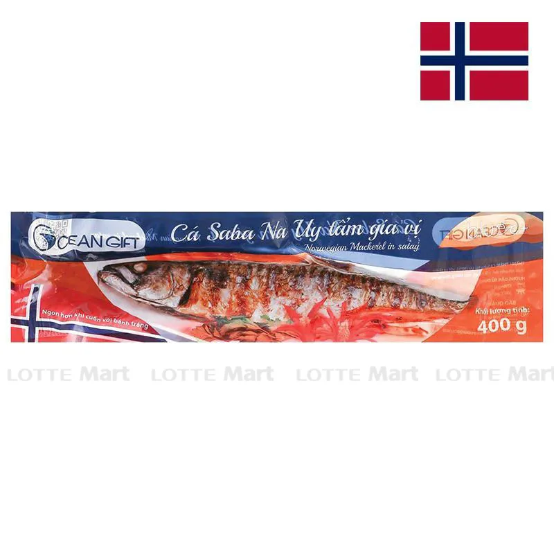 Cá Saba Nauy tẩm gia vị Ocean Gift 400g (ea)