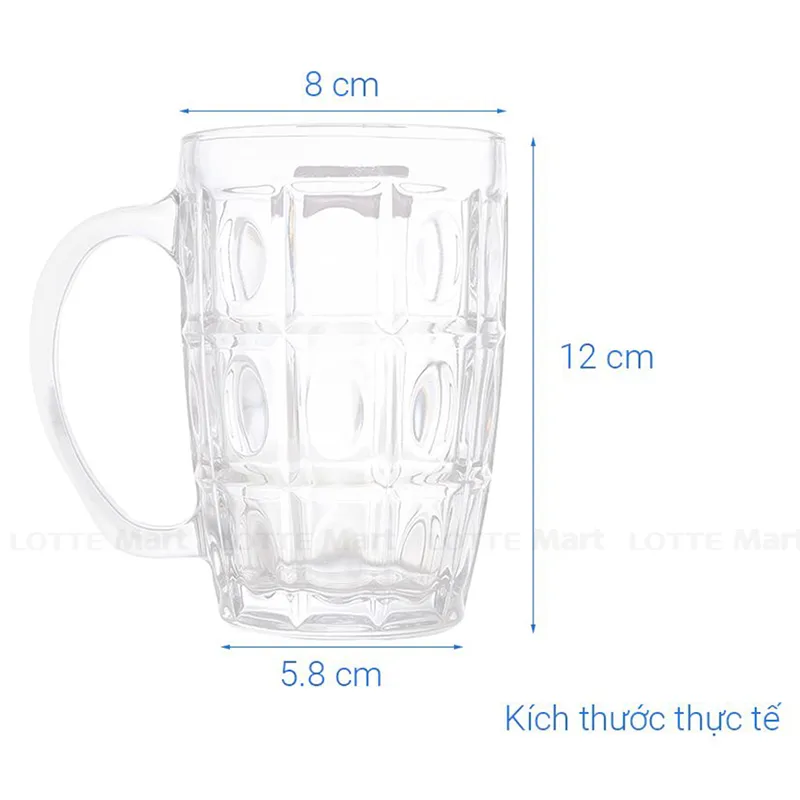 Ly Bia Thủy Tinh Deli Mãng Cầu 380ml