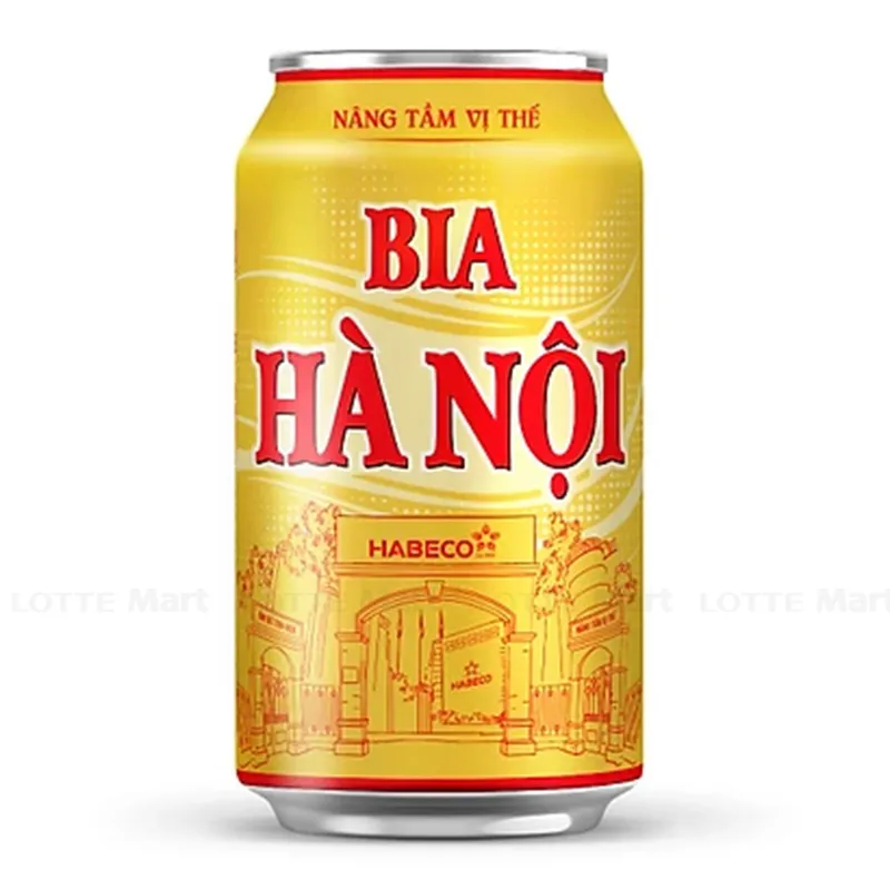 Bia Hà Nội 4.6% ABV Thùng 24 Lon 330ml
