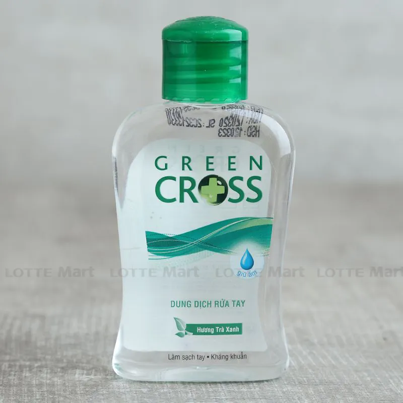 Dung Dịch Rửa Tay Green Cross Hương Trà Xanh Chai 100ml