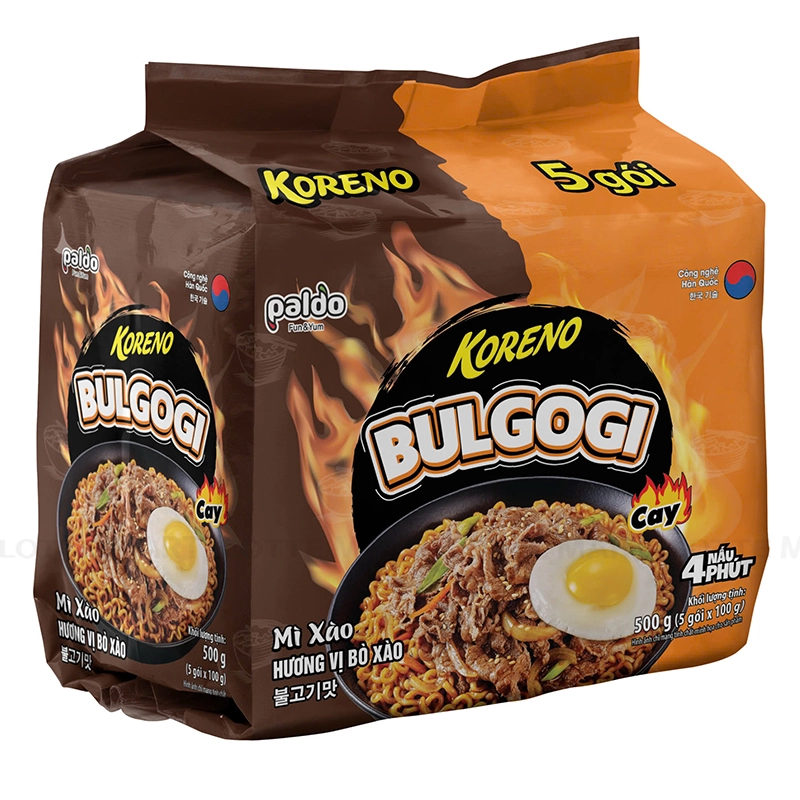 팔도 코레노 불고기맛 볶음라면 100G*5개입