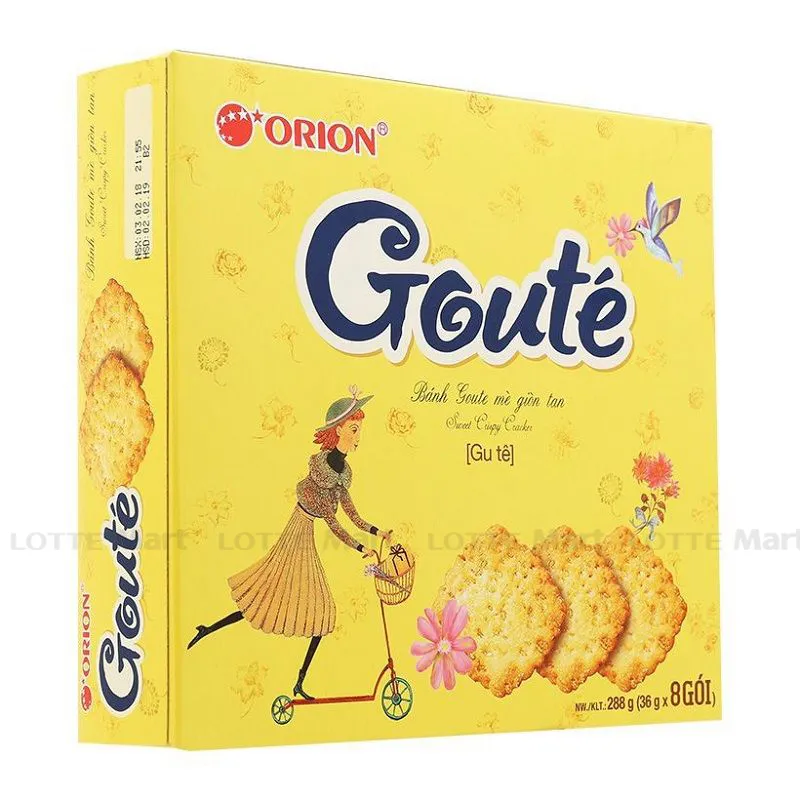 Bánh Quy Mè Goute 288G (36G x 8 Gói)