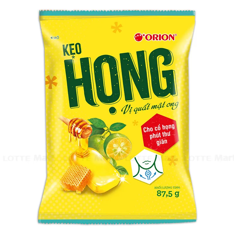 Kẹo Họng Orion Vị Quất Mật Ong 87.5G