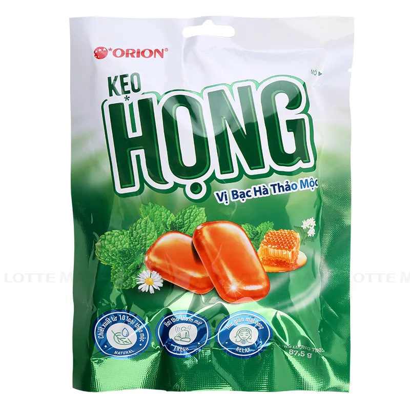Kẹo Họng Bạc Hà Thảo Mộc Gói 84G