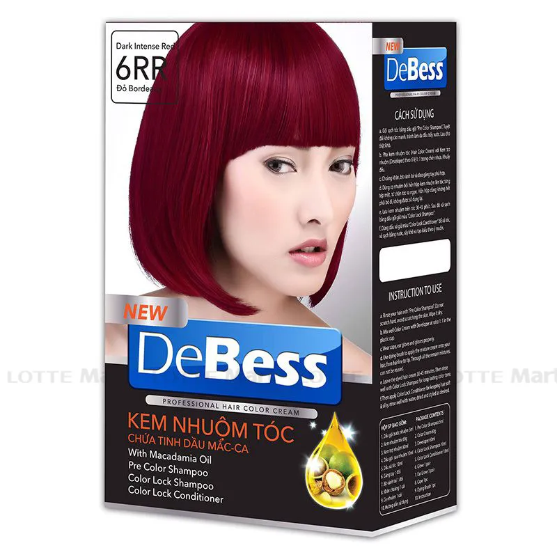 Kem Nhuộm Tóc DeBess Đỏ Bordeaux