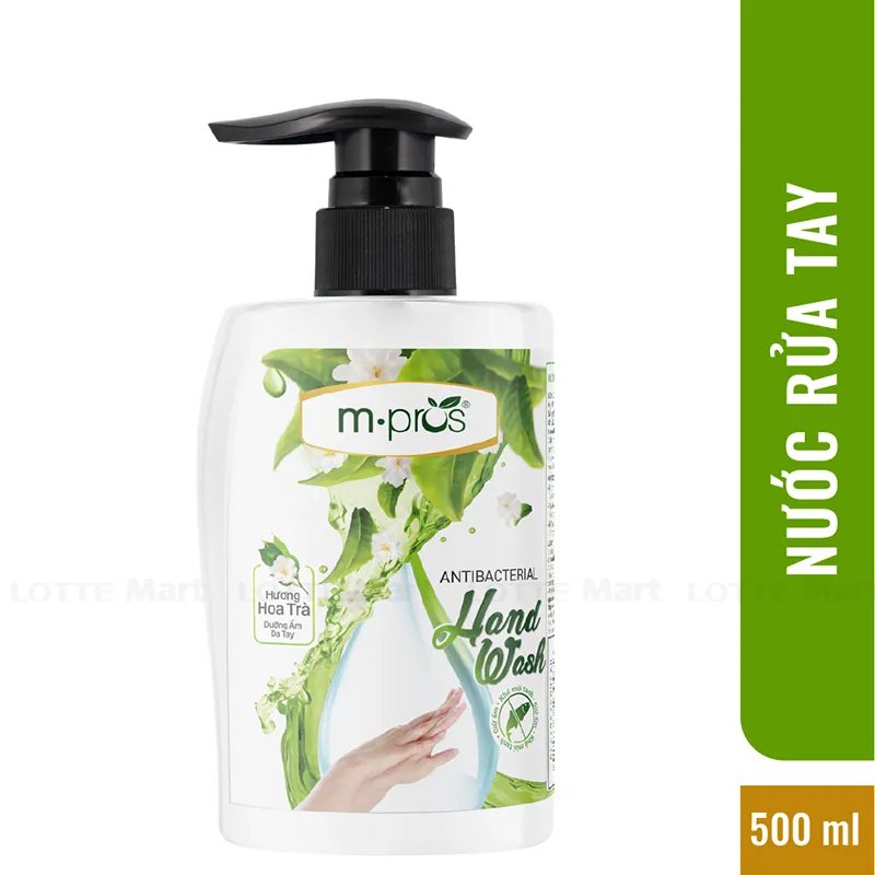 Nước Rửa Tay M.Pros Diệt Khuẩn Hương Hoa Trà Trắng 500ml
