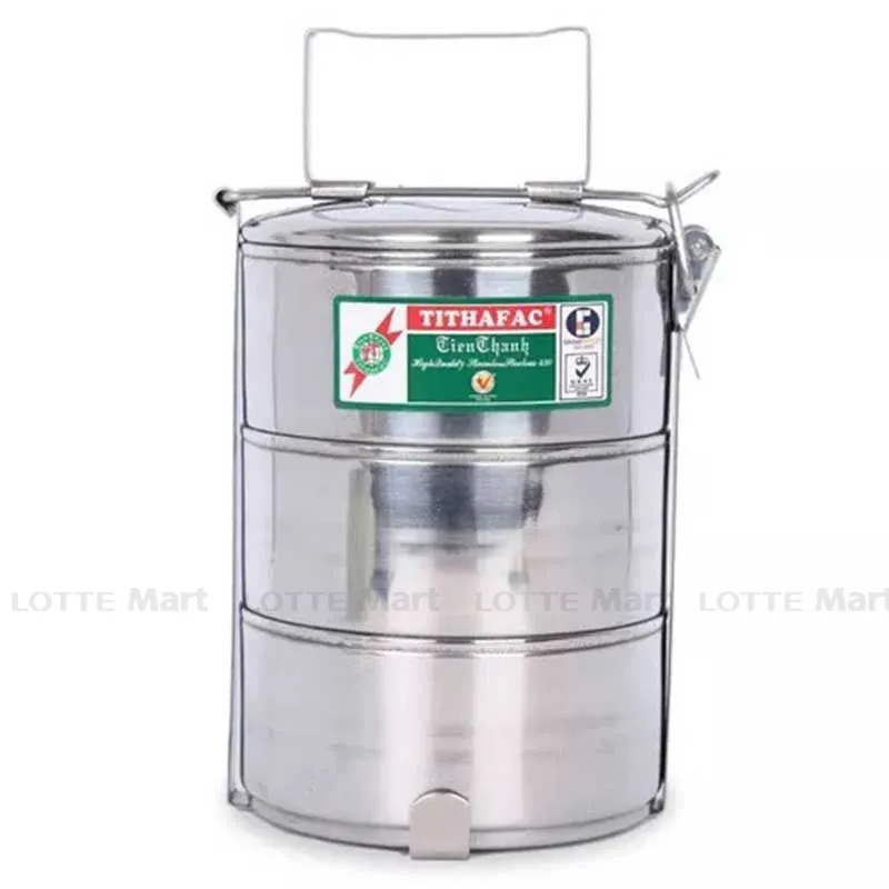 Camen Inox Tithafac 304 3 Ngăn 14cm