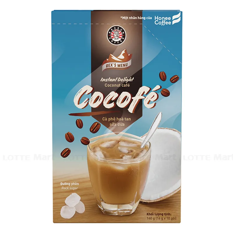 Cà Phê Sữa Dừa Cocofé Hộp 160g