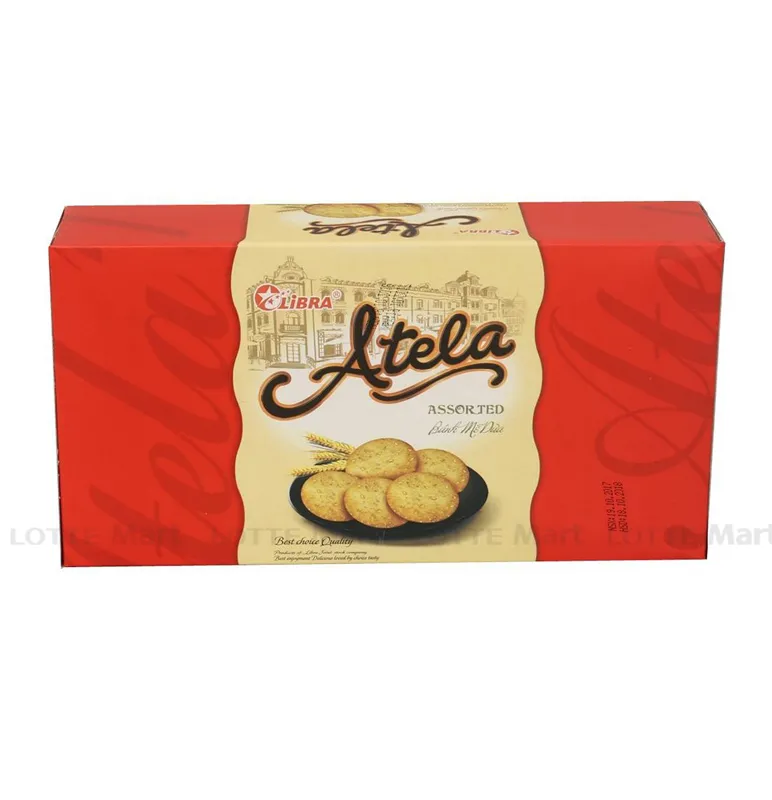 Bánh Cracker Mè Đen Atela Hộp 150g