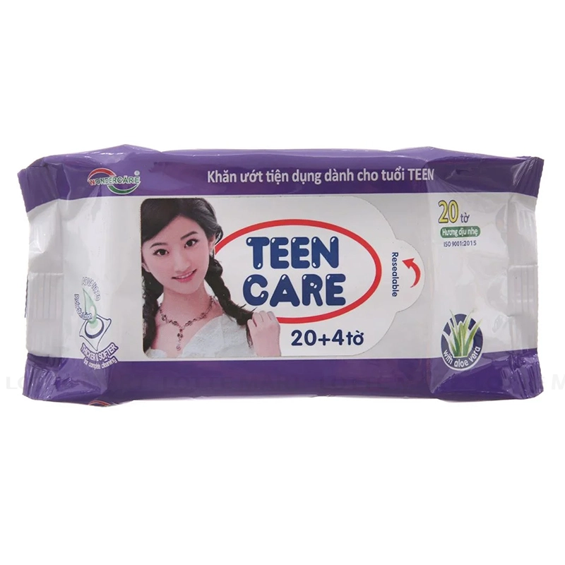 Khăn Ướt Teen Care 20 Miếng Đam Mê