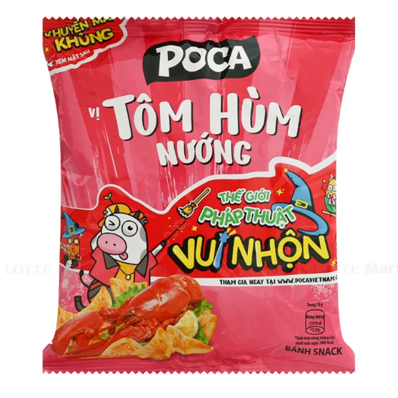 Snack Poca Partyz Vị Tôm Hùm Nướng 37G