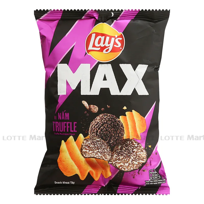 Snack Khoai Tây Lay's Max Nấm Truffle Gói 42G