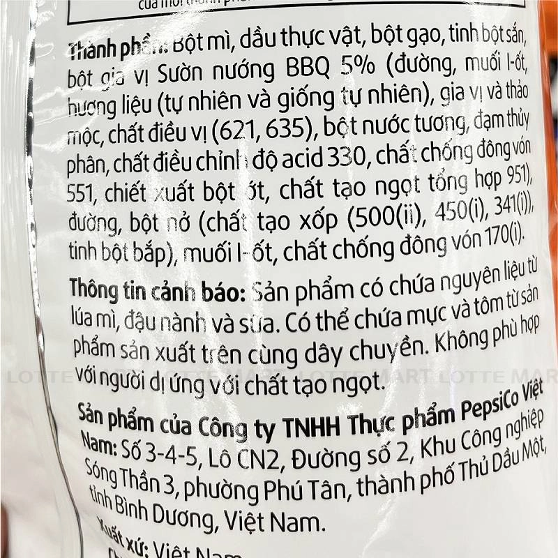 Snack Hình Cua Poca Vị Sườn Nướng Gói 60G