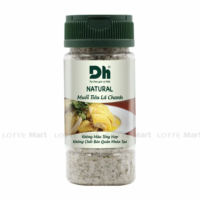 Muối Tiêu Lá Chanh Natural Dh Foods Hũ 55G