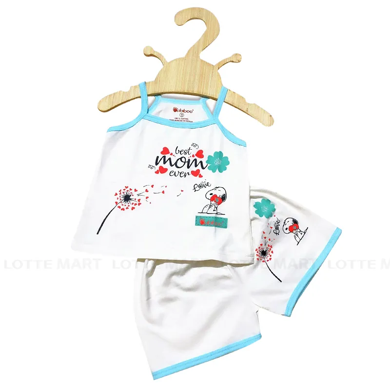 Bộ Đồ Bé Gái Sơ Sinh Cotton 4 Chiều In Họa Tiết Babiboo BTK10 Size 1-5 ...