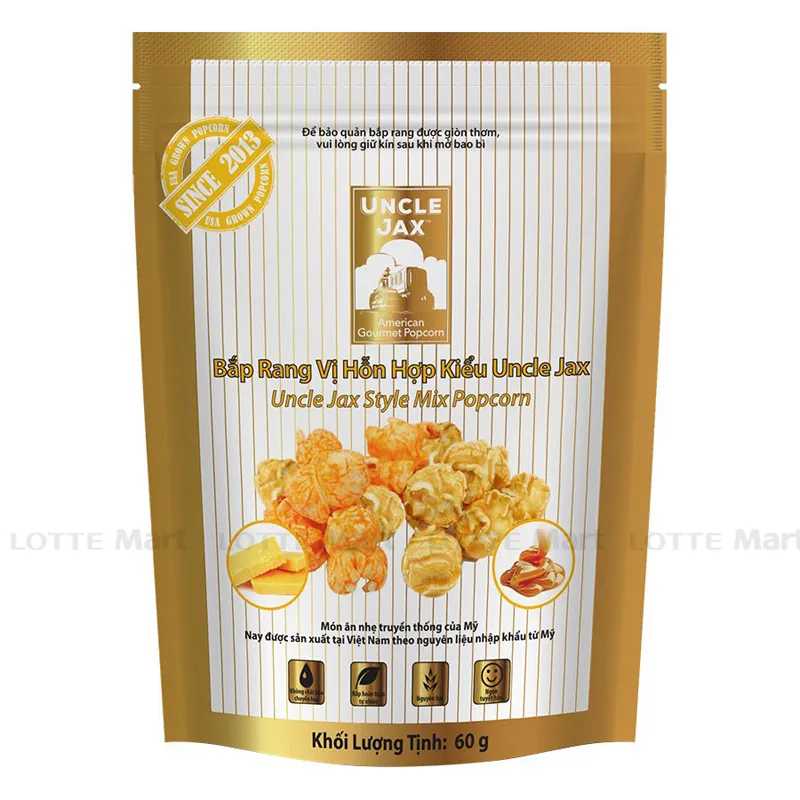 Bắp Rang Uncle Jax Vị Hỗn Hợp 60G
